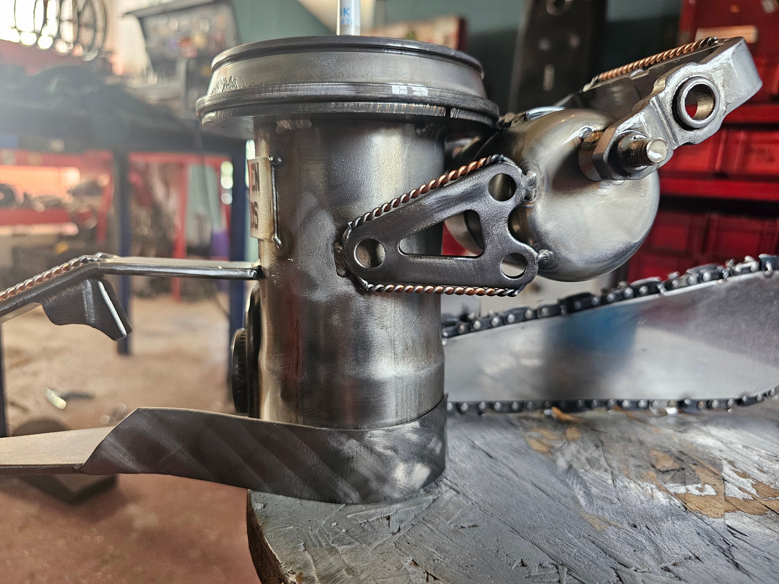 Custom Chainsaw Promo Metal Welded Art Sculpture. Tree Surgeon - Etsy ...