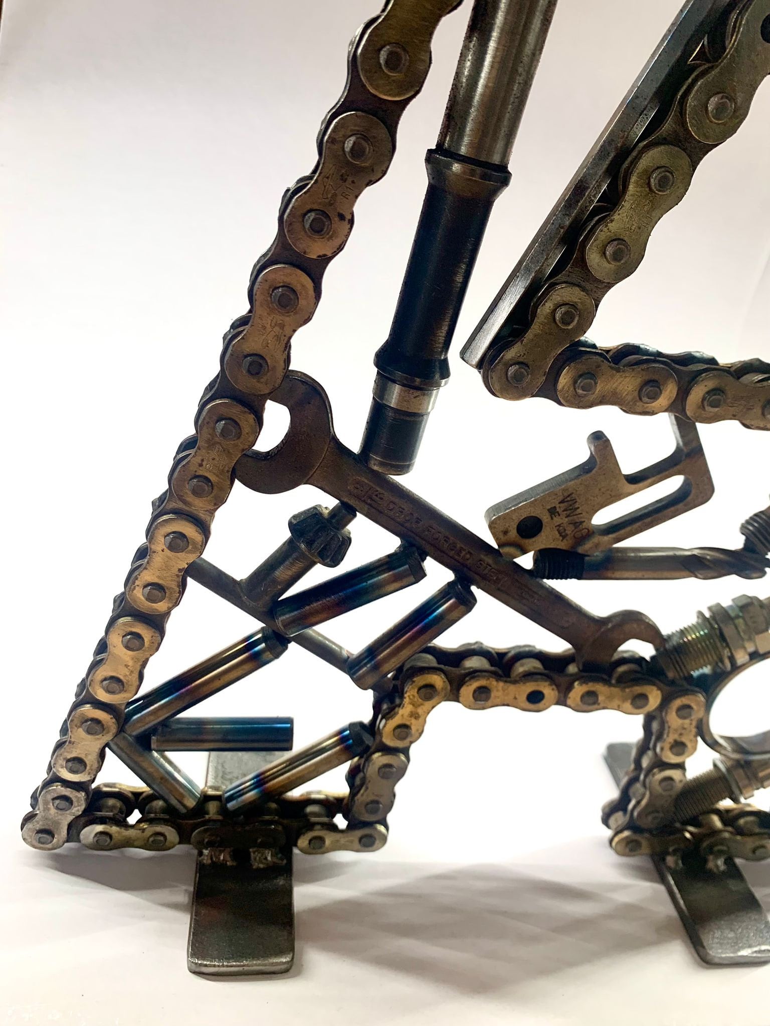 Metal Letters, Welded Custom Scrap Metal Letter Initals Decor, Welded ...