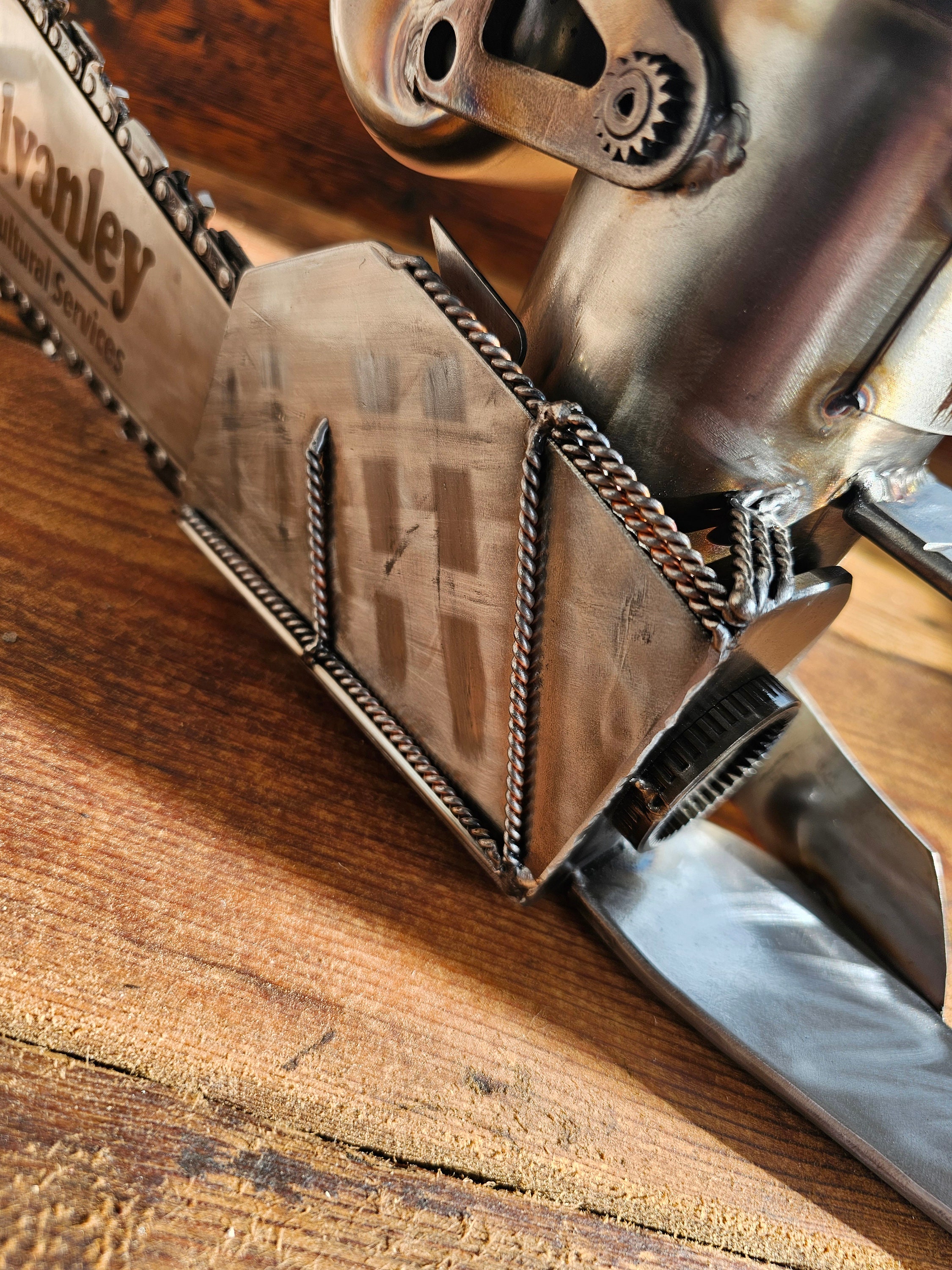 Custom Chainsaw Promo Metal Welded Art Sculpture. Tree Surgeon - Etsy ...