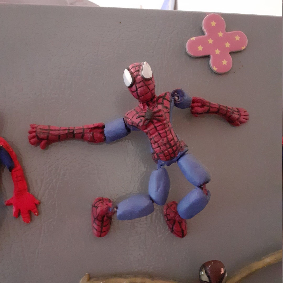 SPIDER-MAN Magnetic Movable Fridge Toy - Etsy