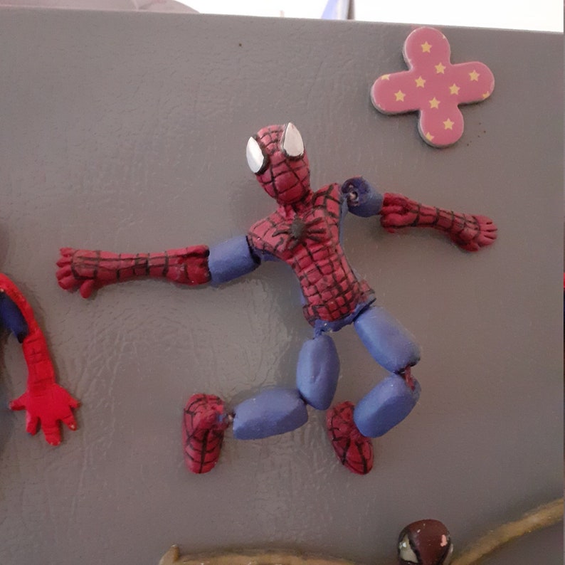 SPIDER-MAN Magnetic Movable Fridge Toy - Etsy