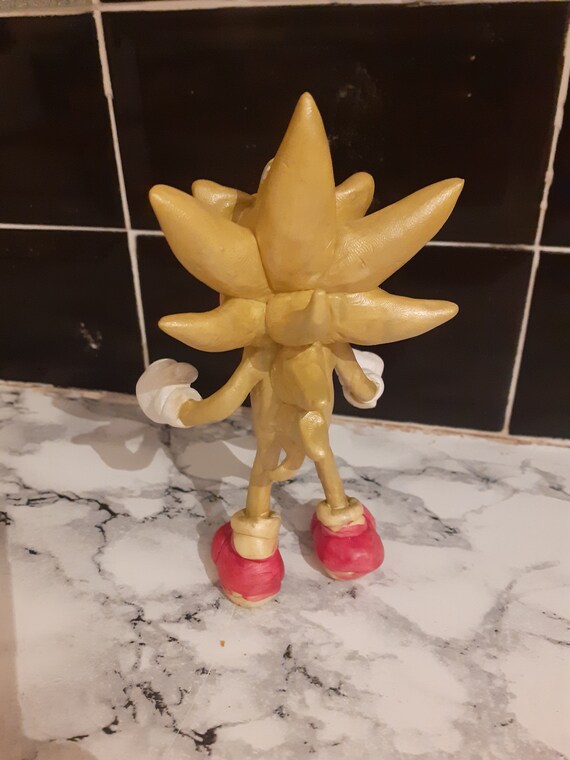 Super Sonic Le Hérisson Volant Hallmark SEGA Carte D'anniversaire