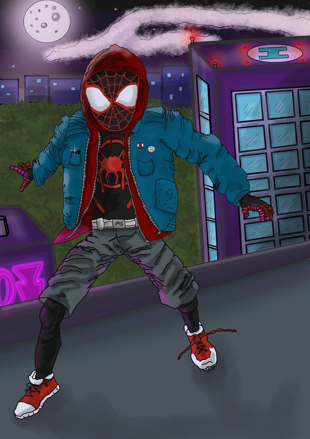 Miles Morales Digital Download for Your Phone Tablet or Pc - Etsy