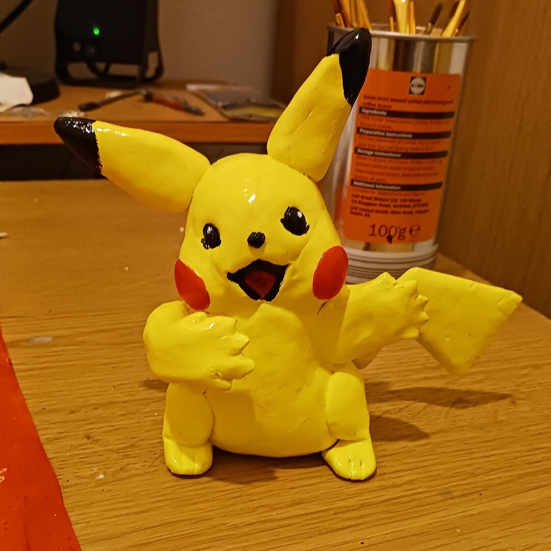 Pikachu Sculpture Toothbrush Holder or Just Fun Toy(cost of Delivery's ...