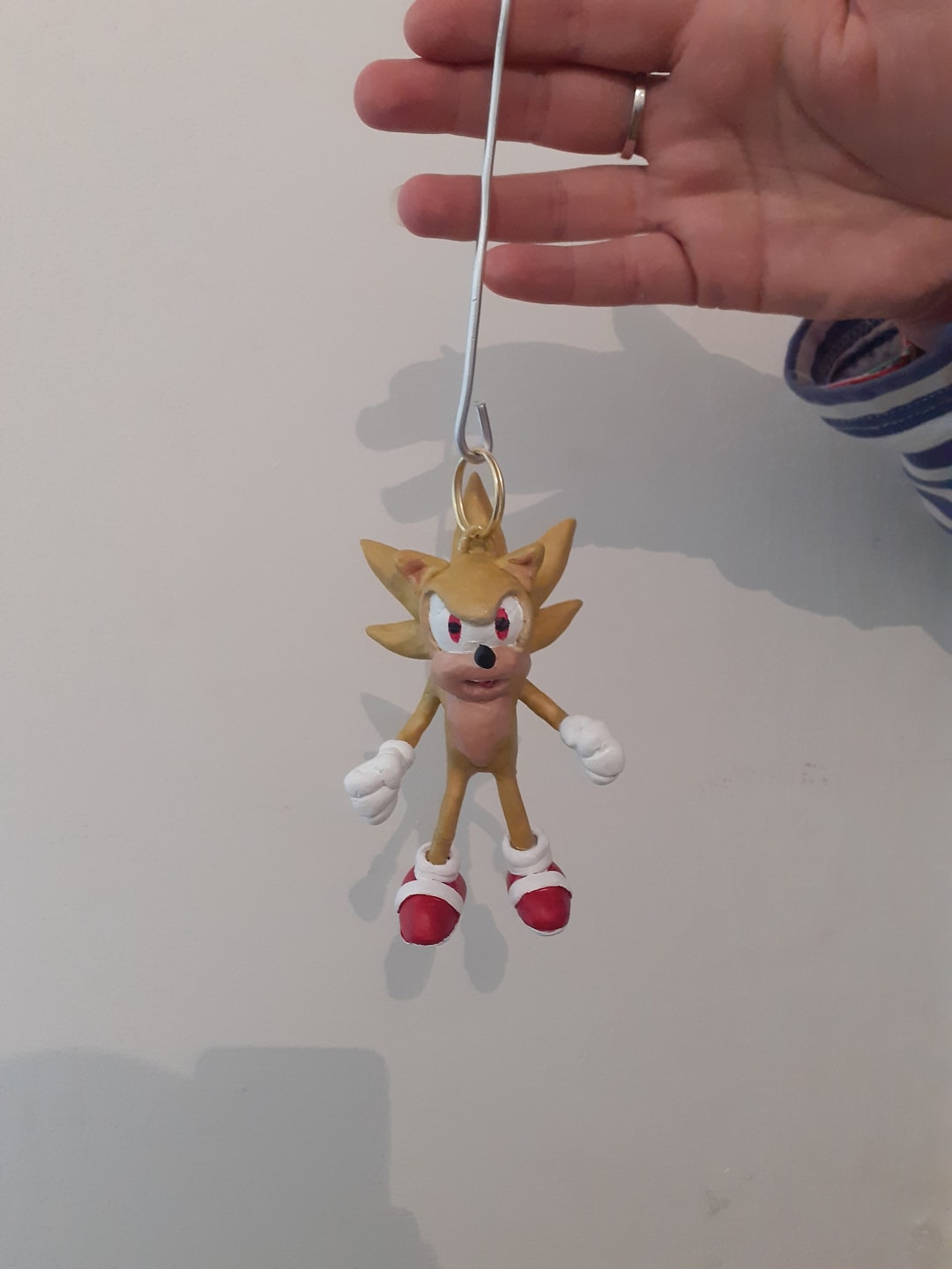 Golden Super Sonic the Hedgehog 6 Inch Stand Alone or Hangable Figure ...