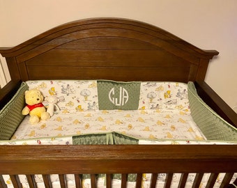 Winnie the Pooh Crib Bedding - Etsy