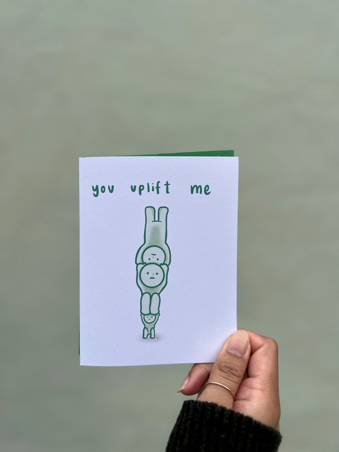 Smiski Greeting Card Smiski Valentine's Card Smiski Love Greeting Card ...