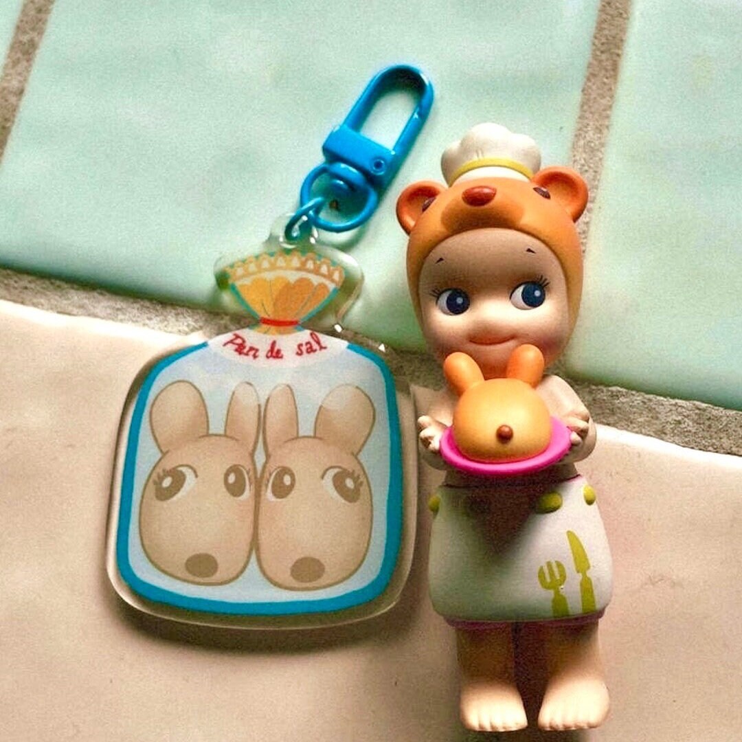 Robby Angel Keychain Pan De Sal Keychain Sonny Angel Keychain Filipino ...