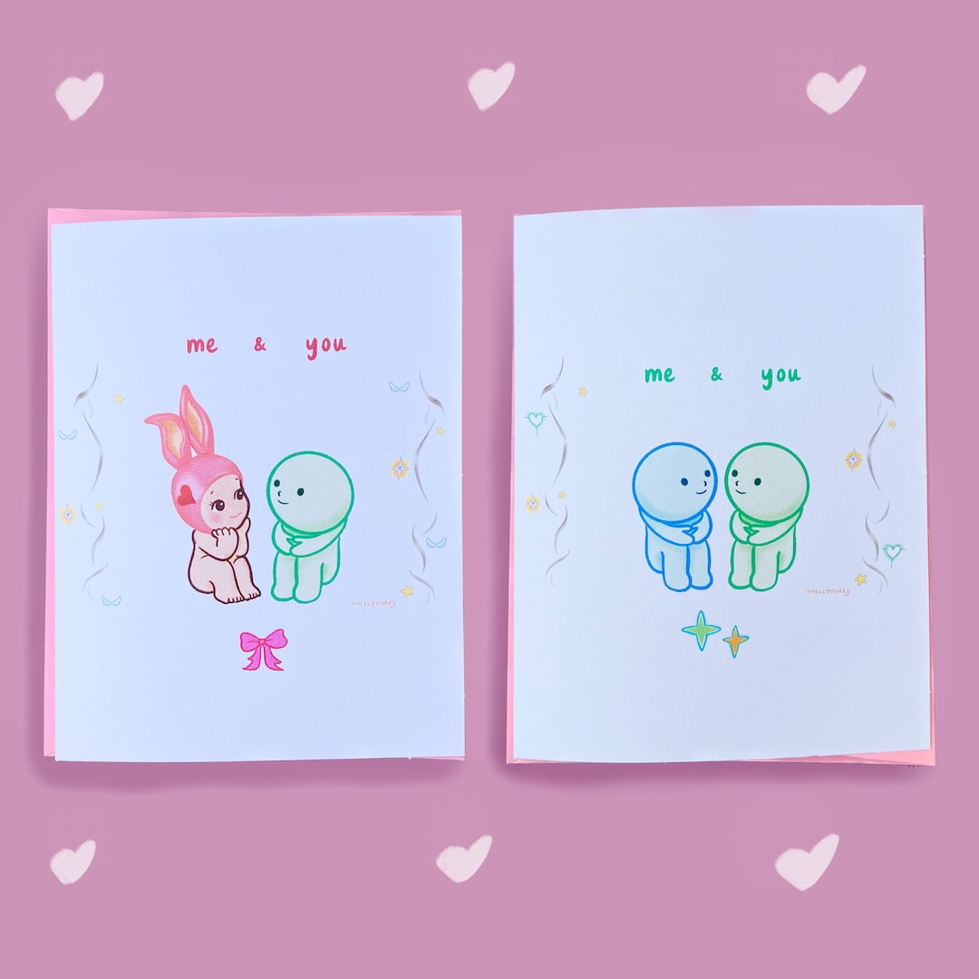 Kewpie Baby Greeting Card | Smiski Greeting Card | Cute Baby Art Print ...