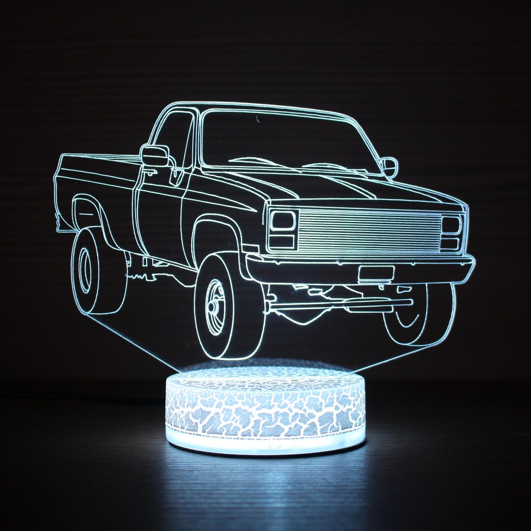 Chevrolet K30 Chevrolet Pickup Truck K30 3D Light 3D Night Lamp Chevy ...