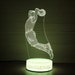 Lebron James Basketball Dunk Gifts Basketball Decor 3D Night Lamp Night ...