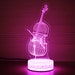 Cello Lamp Cello Gifts Cello Wall Art 3D Night Lamp Cello 3D Night ...