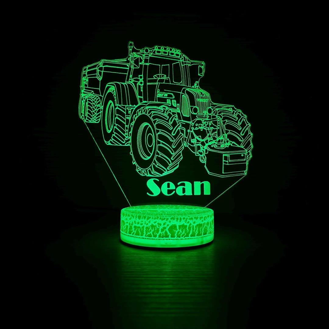 Fendt 815 Tractor Traktor Farmer Gift Trekker Tracteur Led Lamp Bedside ...