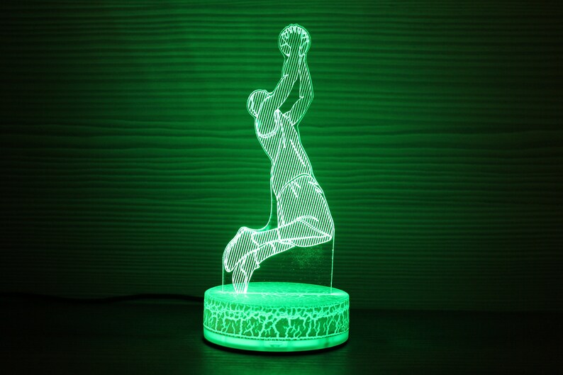 Personalized Basketball Gifts Basketball Decor 3D Night Lamp Night ...