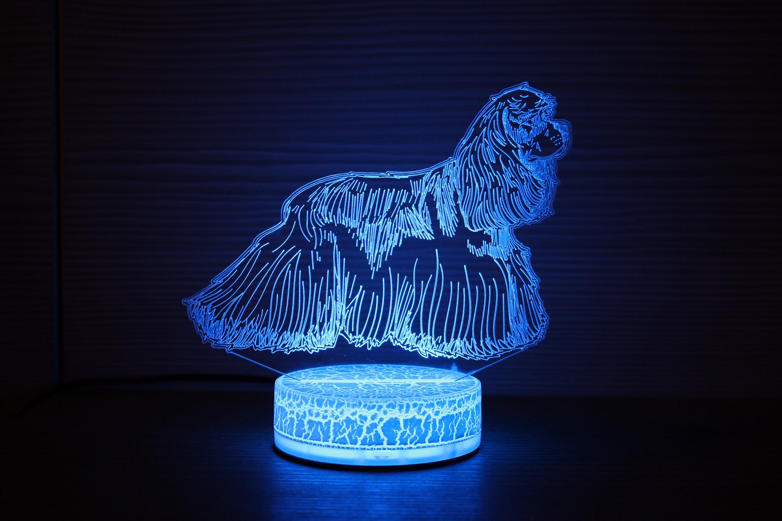 Cocker Spaniel Cocker Gift Pet 3D Night Lamp Night Light Home Decor 3D ...