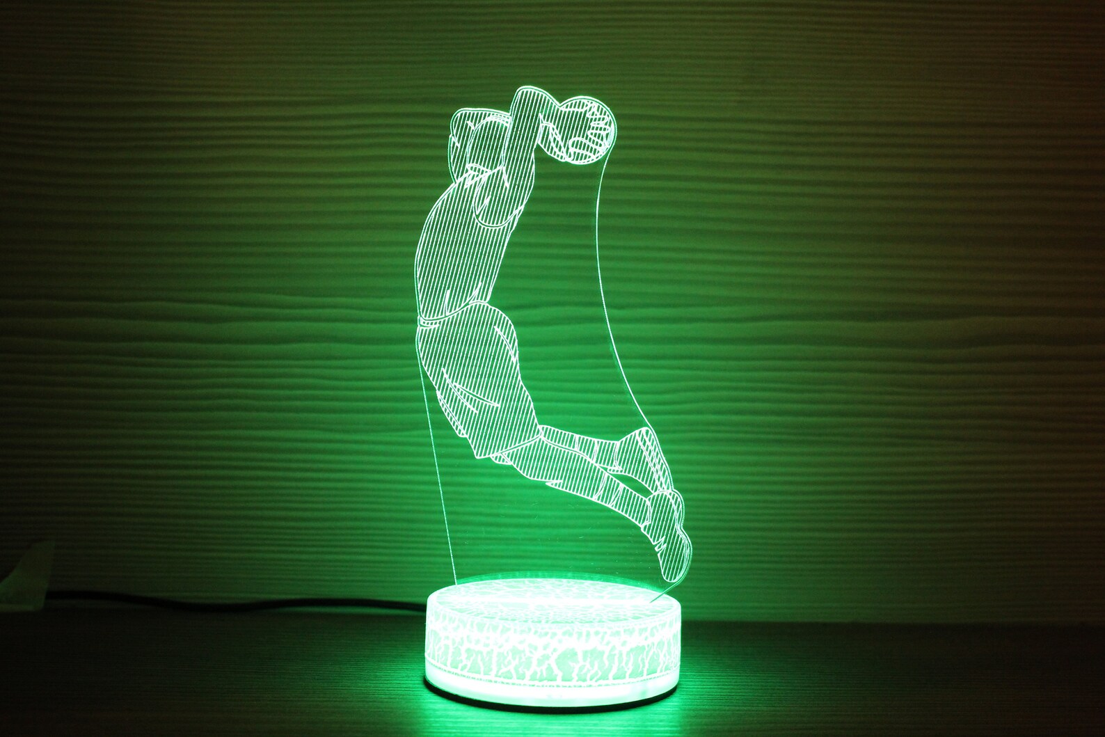 Lebron James Basketball Dunk Gifts Basketball Decor 3D Night Lamp Night ...