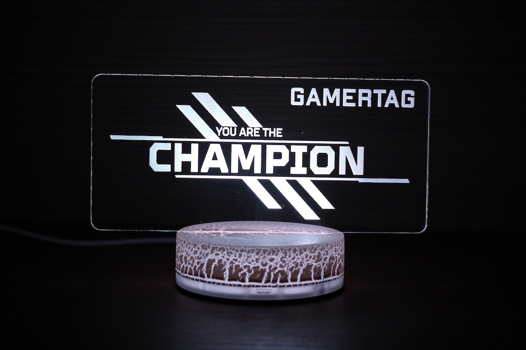 You Are the Champion Custom Gamertag Apex Inspired Gamer Tag ...