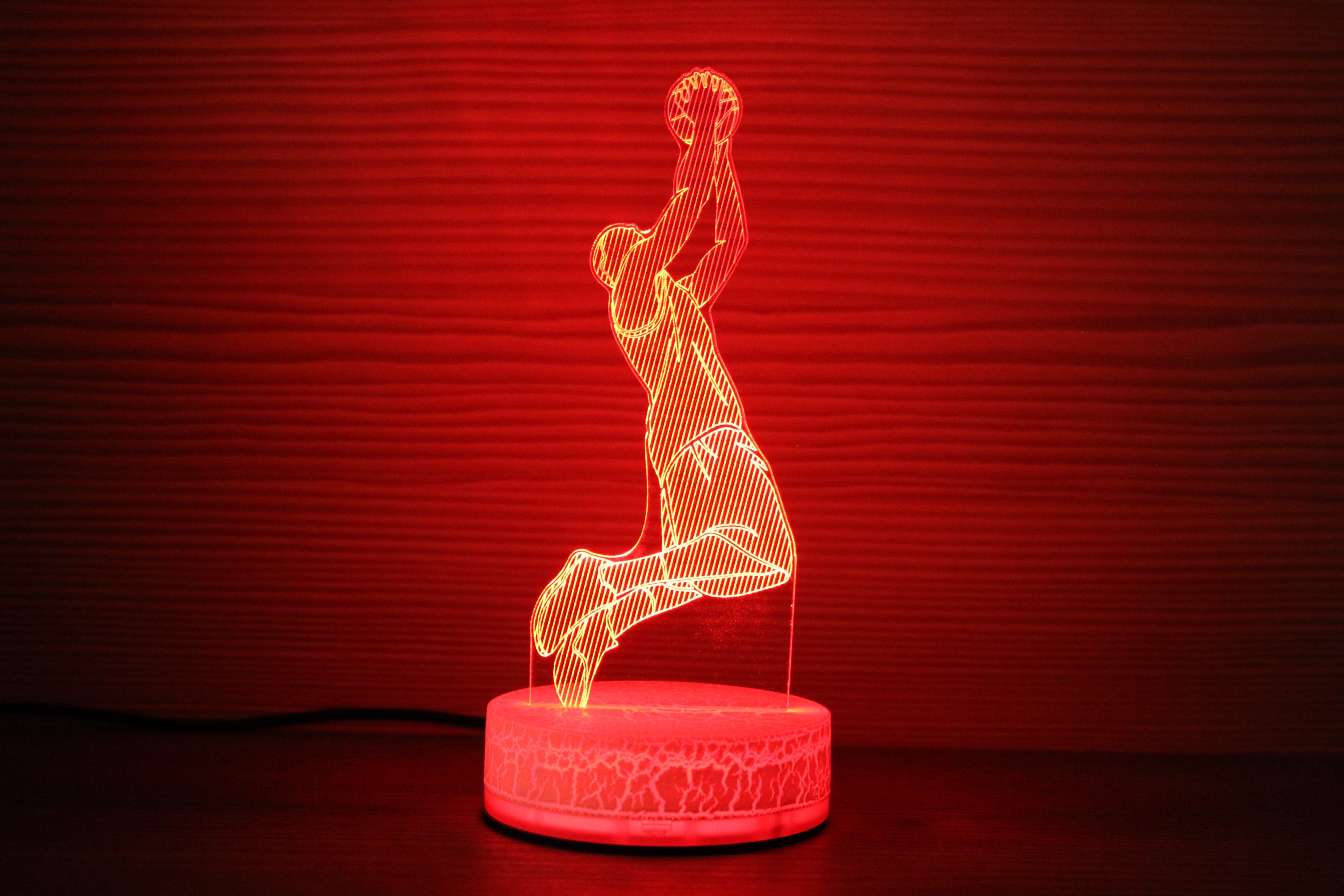 Personalized Basketball Gifts Basketball Decor 3D Night Lamp Night ...