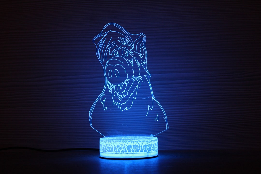 Alf Alf Gift 3D Night Lamp 3D Night Light Children Light Alf Doll 3D ...