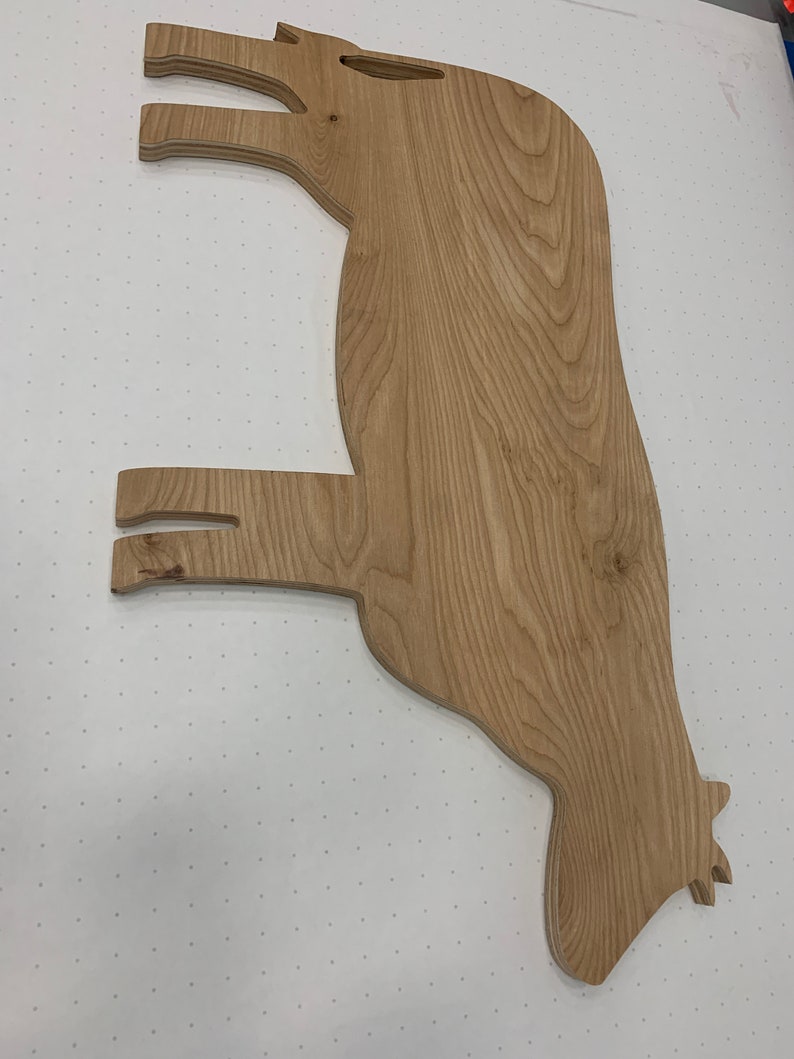Wooden Cow Wall Art Decor| Wooden Sign| Custom Cutout| Printed Design ...