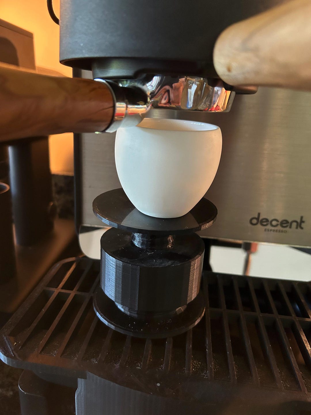 3D Printed Double Thread Adjustable Height Espresso Cup Platform - Etsy