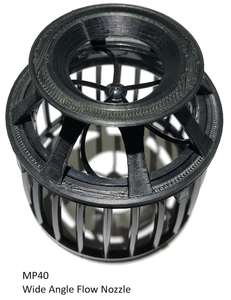 3D Printed Vortech Octopulse Powerhead Flow Modifying Adapter Nozzles ...