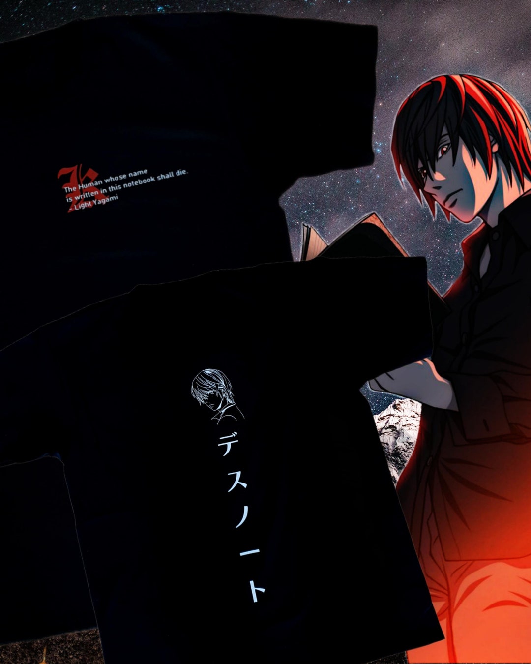 Light Yagami Shirt - Etsy