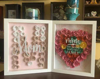 Letter M Shadow Box - Etsy