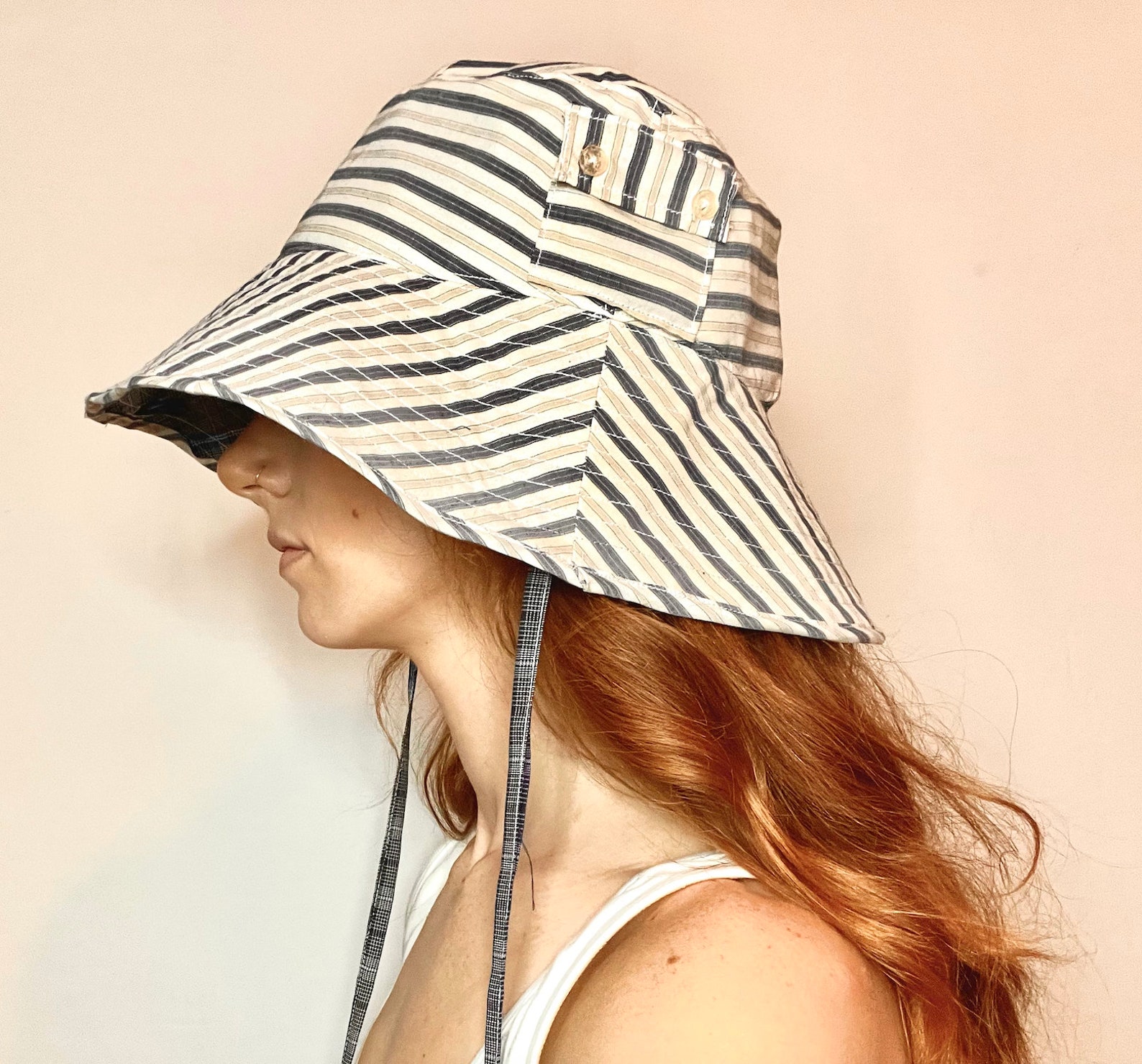 The Chester Hat Convertible Bucket Hat Upcycled From Preloved Clothing ...