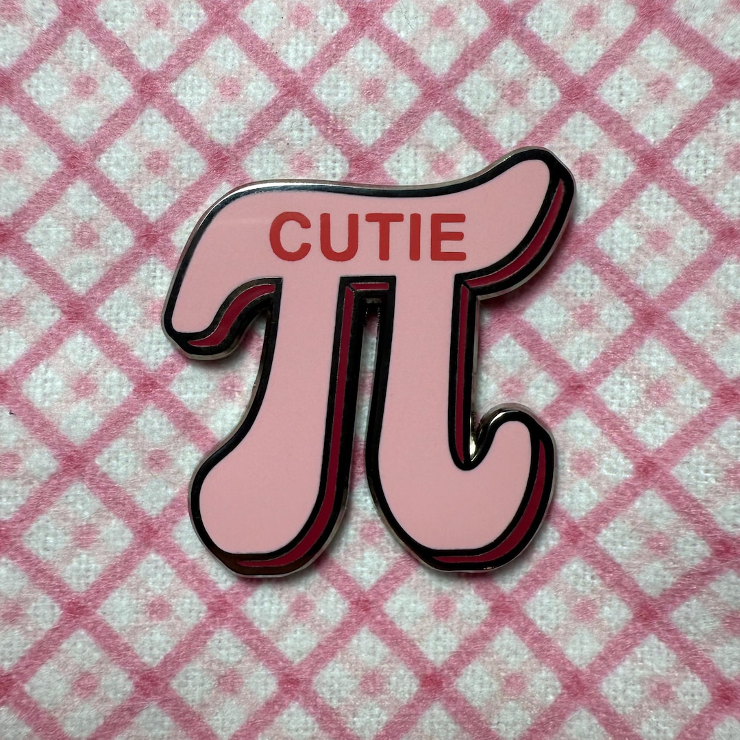 Cutie Pi Hard Enamel Pin - Etsy