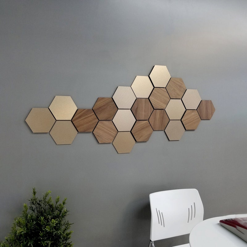 Hexagon Decor - Etsy