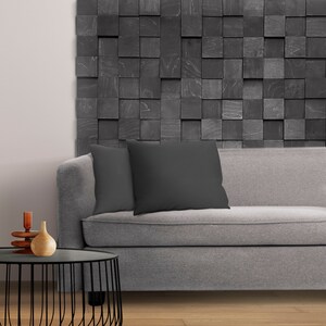 3D Stacked Natural Walnut Easy DIY Wood Wall Panels Shiplap - Etsy