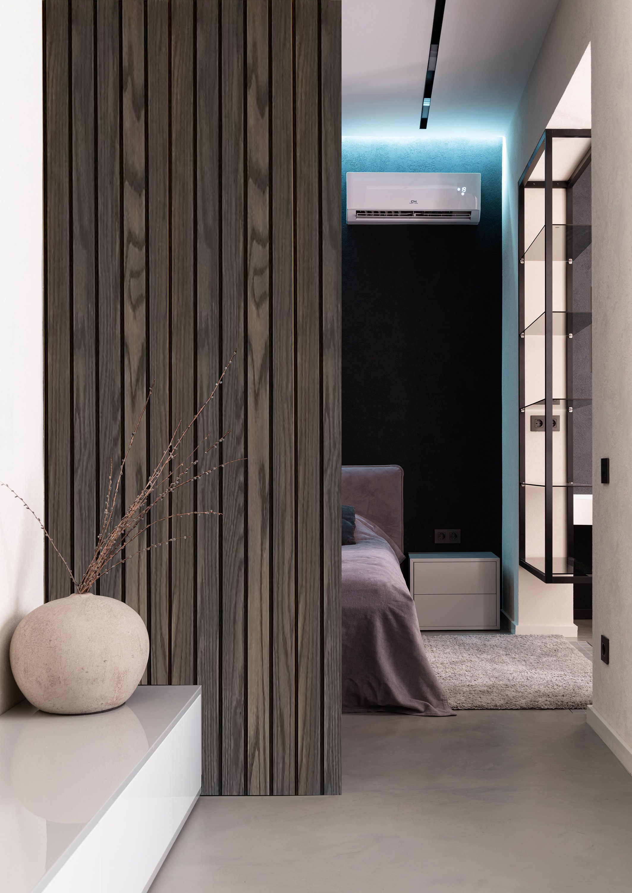 Red Oak Wood Slat Wall Panel: Modern Accent Wall, Easy Install - Etsy ...