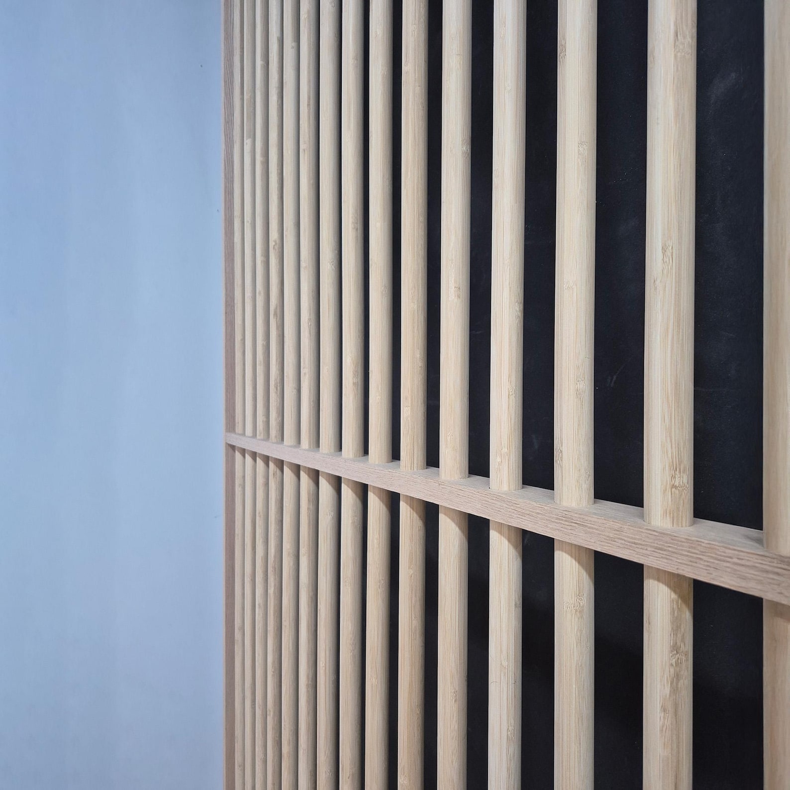 Bamboo Pole Room Divider: Natural Vertical Slat Partition - Etsy