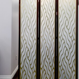Freestanding Privacy Screen With an Opaque Screen, Custom Folding ...