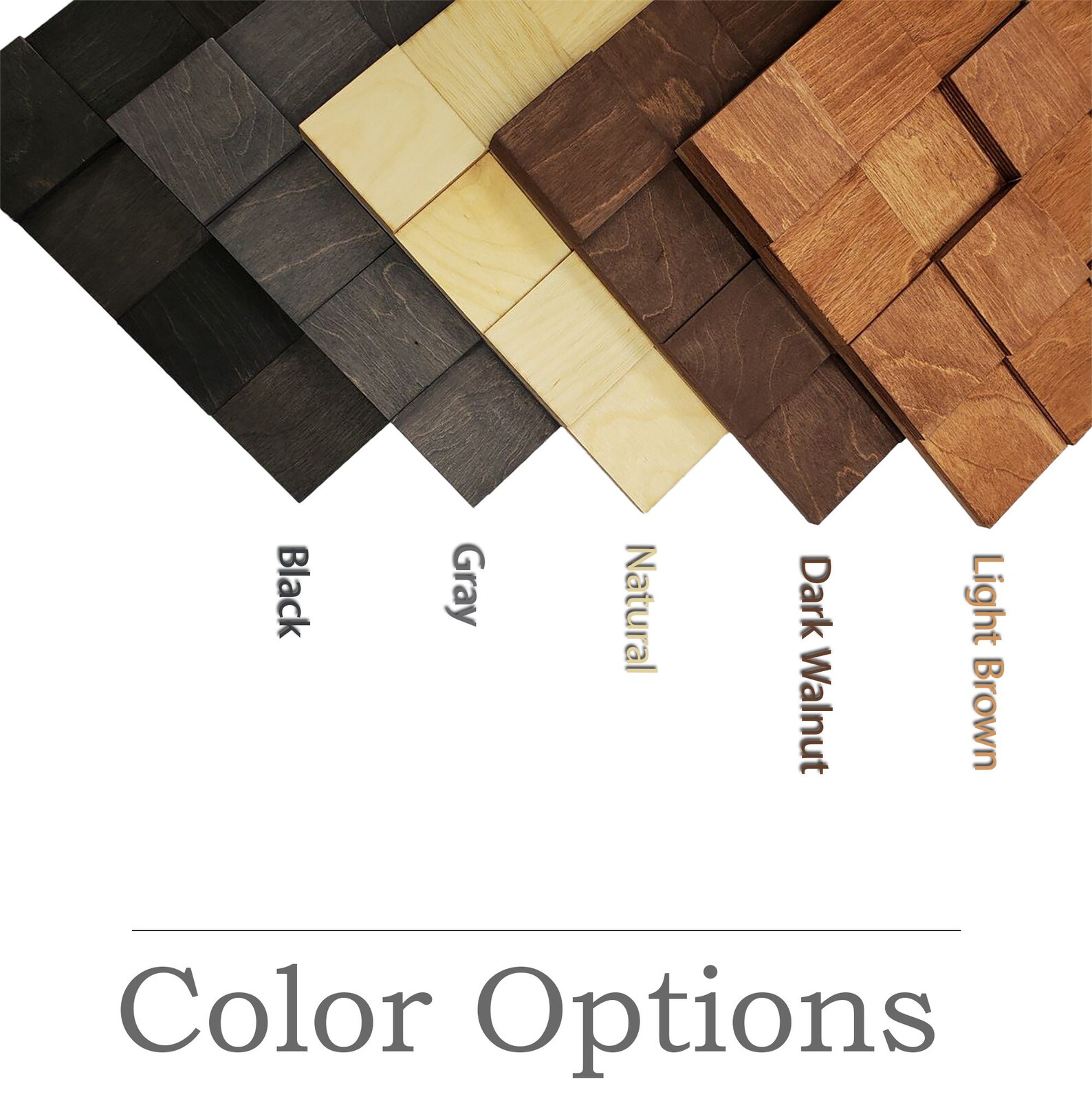 Wooden Cube Panel Wooden Wall Tiles for Living Room Textured - Etsy