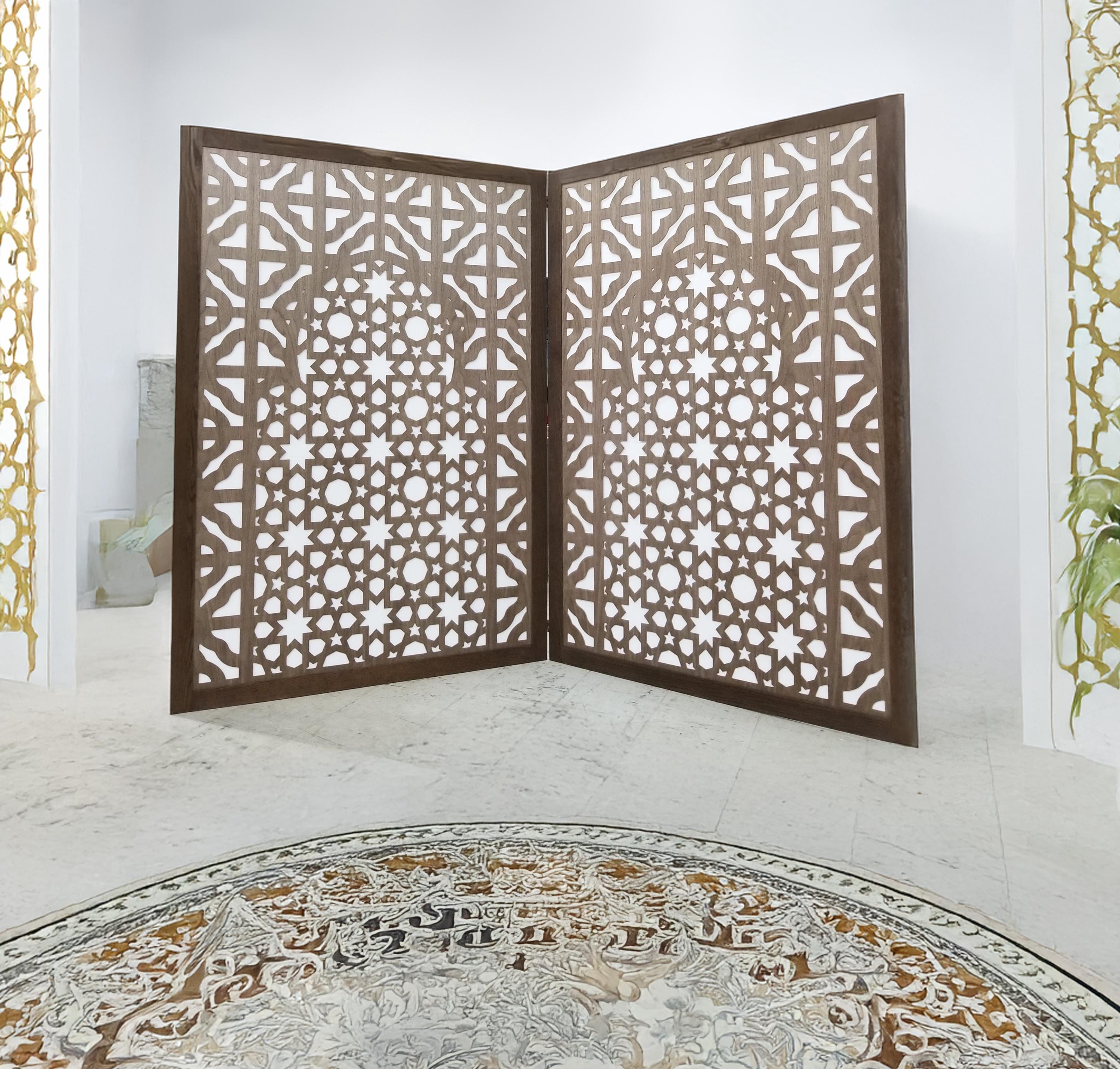 Laser Cut Moroccan Wall Panel: Islamic Mihrab Design - Custom ...