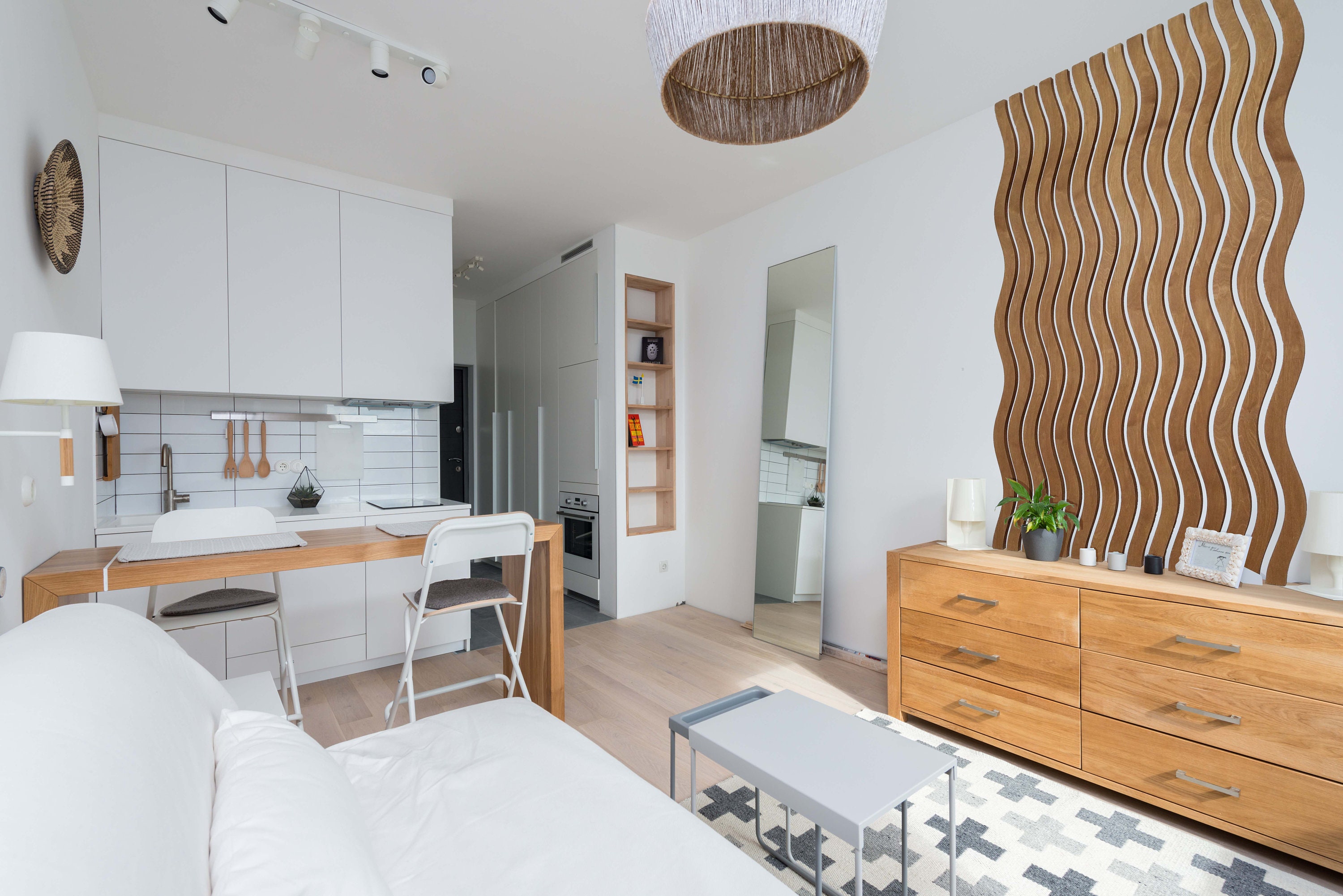 Wood Panel, Curvy Wood Wall Panel, Curvy Wood Slat for Living Room ...