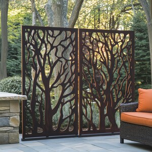 Outdoor Framed Privacy Panels Customizable ACM, Plywood, HDPE, PVC ...