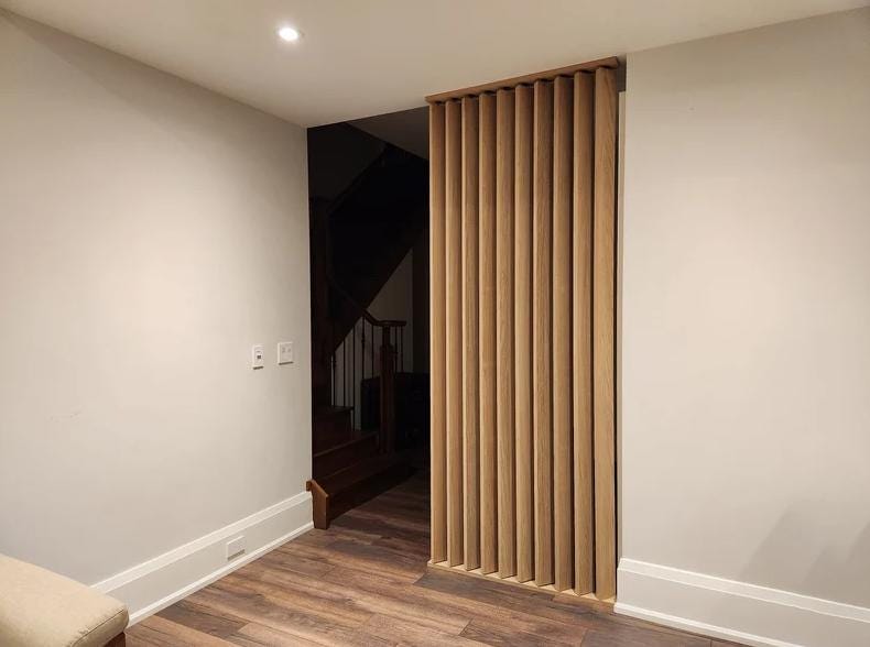 Fully Rotatable Wood Slats | Customizable Room Dividers | Adjustable ...