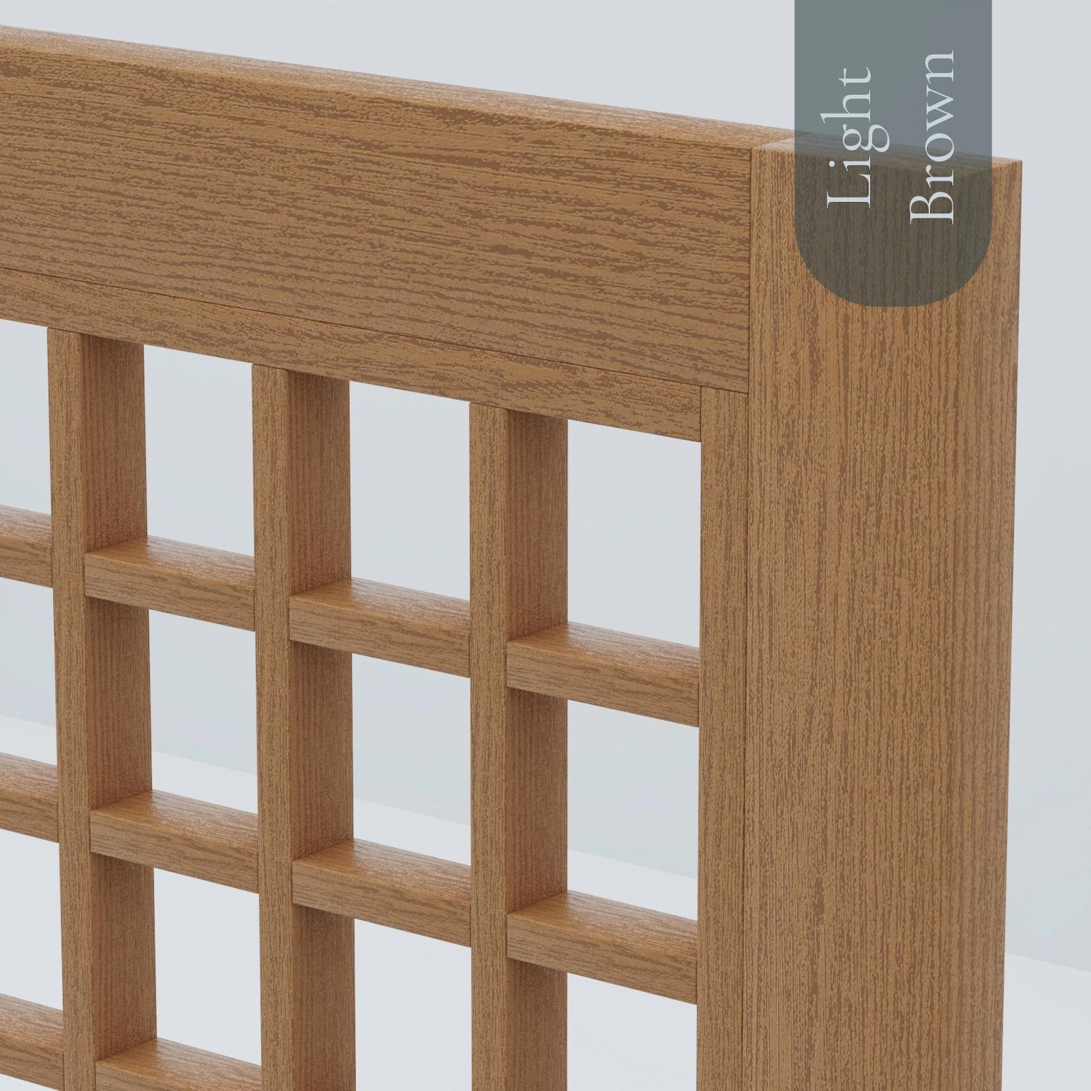 Solid Oak Wood Ceiling Panels – Modern Grid Design, 7 Color Options ...
