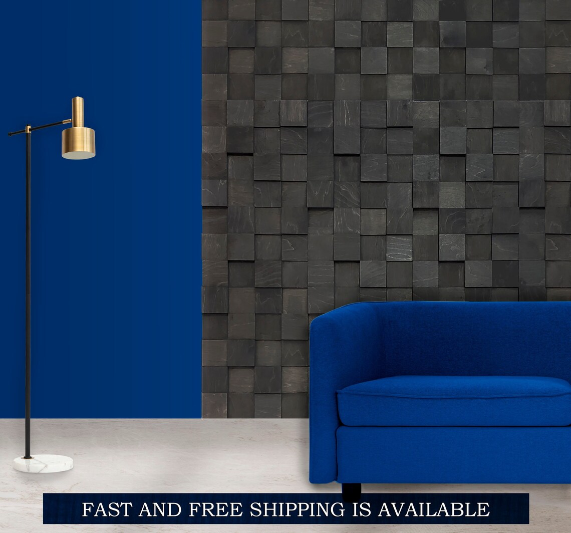 Wooden Cube Panel Wooden Wall Tiles for Living Room Textured - Etsy