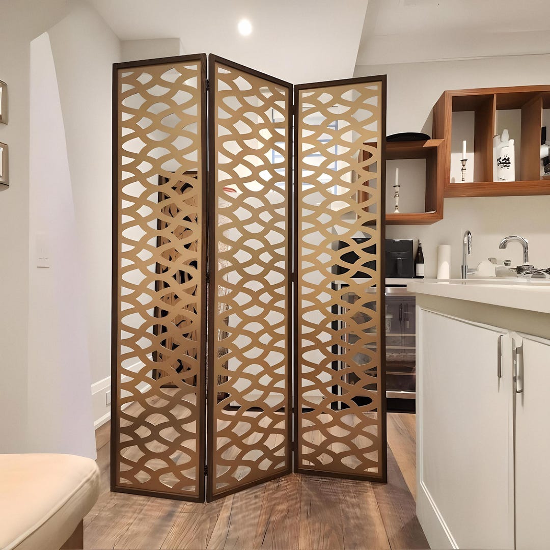 Custom Folding Room Divider Panels, Choose Your Material and Color ...
