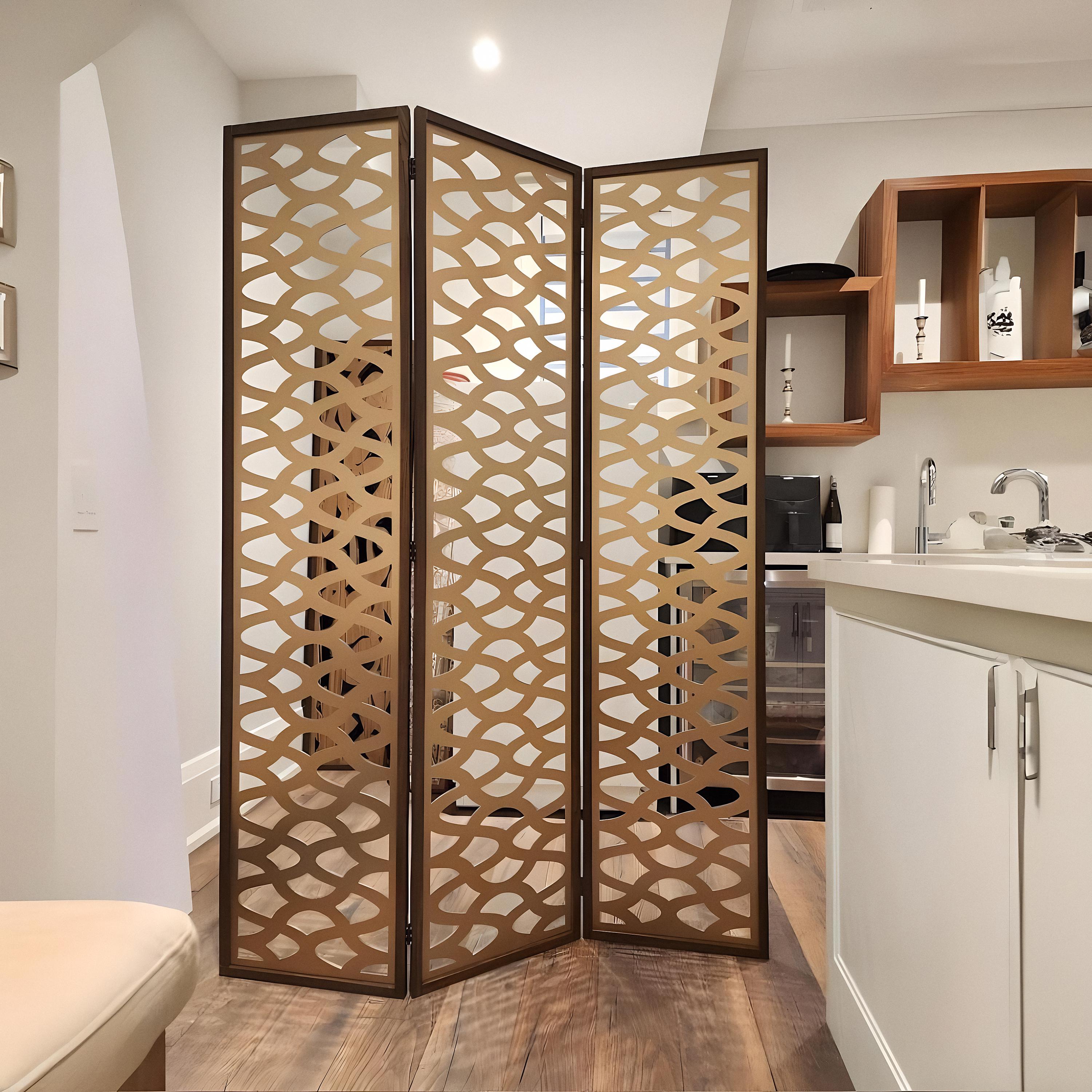 Custom Folding Room Divider Panels, Choose Your Material and Color ...