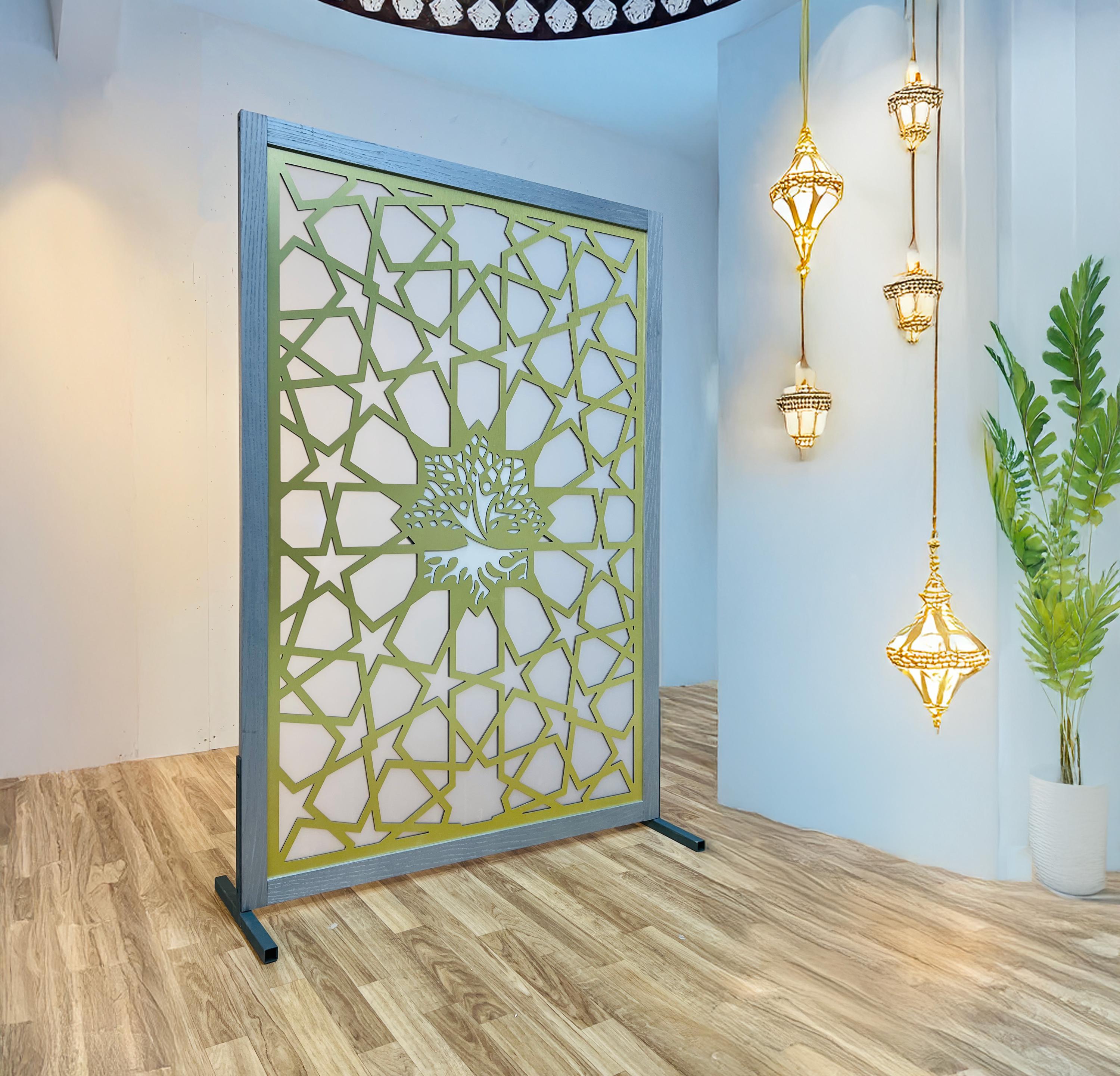 Laser Cut Moroccan Wall Panel: Islamic Mihrab Design - Custom ...