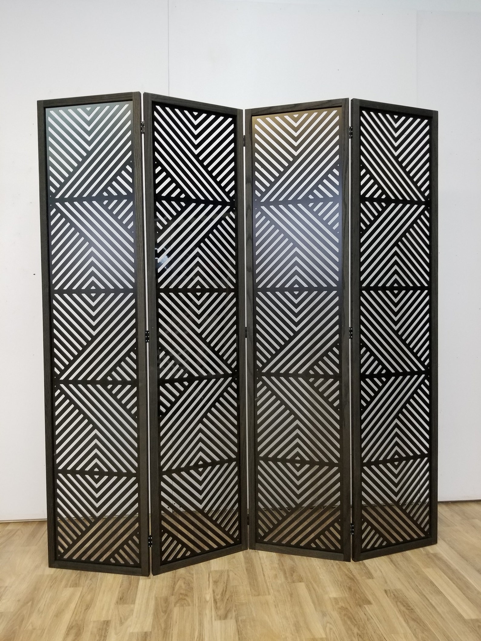 Custom Folding Room Divider Panels, Choose Your Material and Color ...