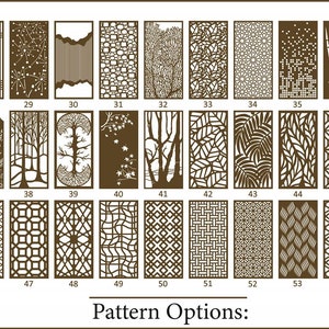 Framed Custom Room Divider Panels, Choose Your Material and Color ...