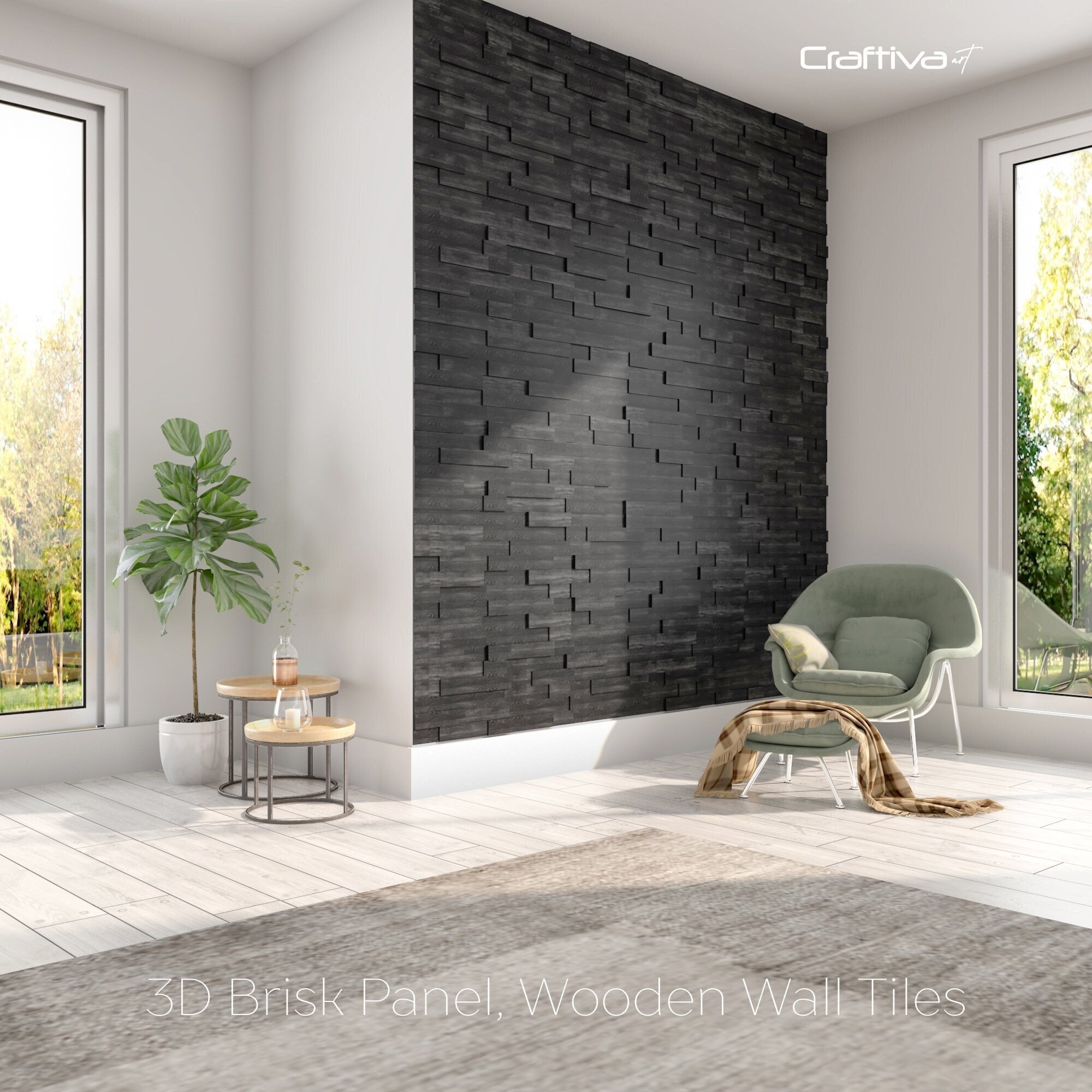 Interior Wall Cladding In Living Room
