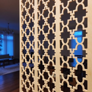 Custom Room Divider Panels, Choose Your Material and Color, Plywood ...