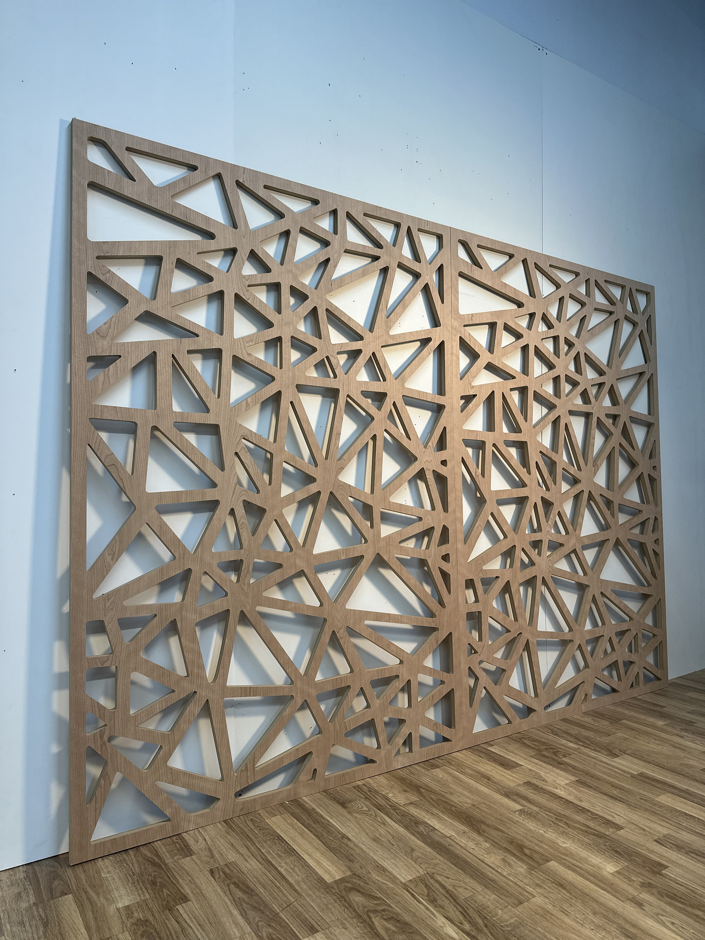 Customizable Pattern Room Divider: Birch Plywood or Aluminum Composite ...